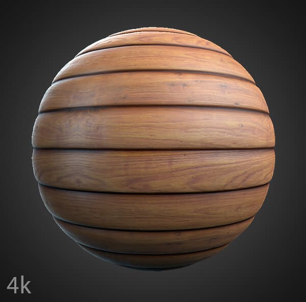 Brown Old Wood plank floor 3D texture PBR High Res 4k Free