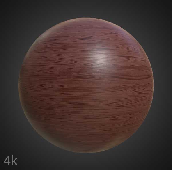 Red Wood 3D texture PBR High Resolution 4k HD Free