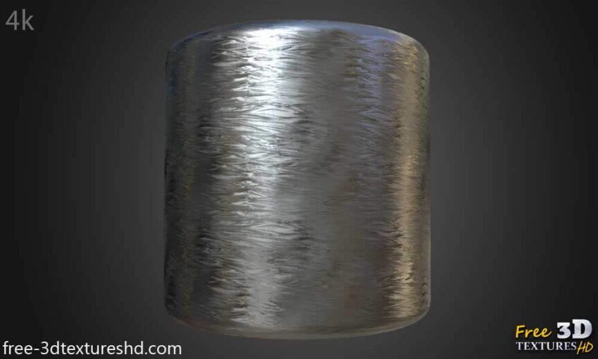 Aluminium grinded metal 3d texture PBR material High Resolution Free ...