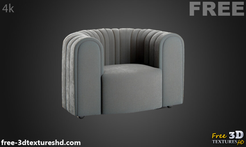 Core Armchair 3d model free download CCO License - Free 3d textures HD
