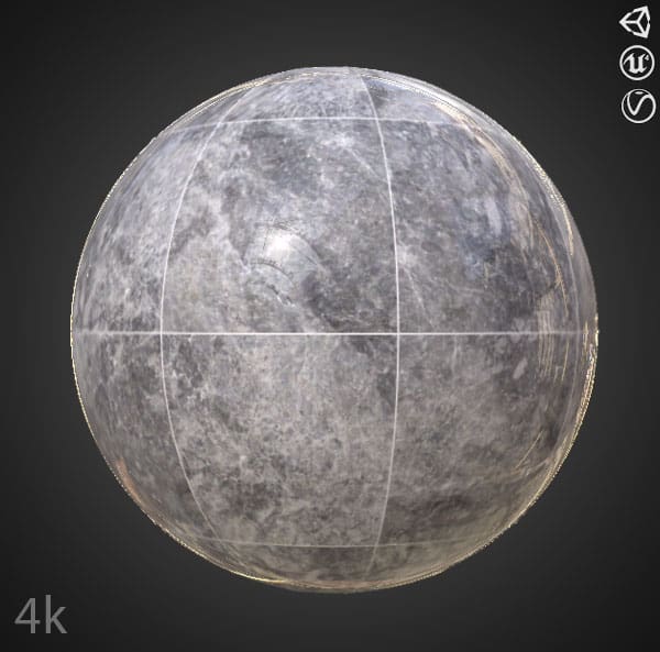 Grey Marble Tile Substance SBSAR PBR Texture 4K Free