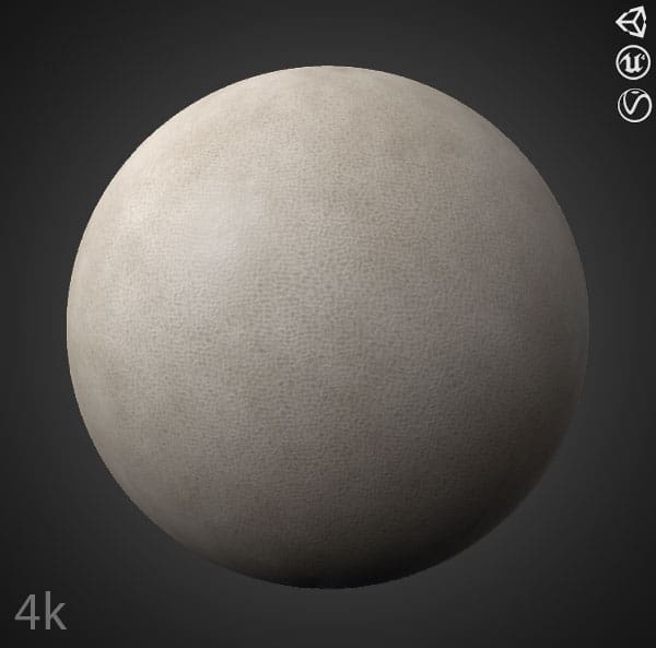 Natural Leather Grey Substance SBSAR 3D Texture PBR Free