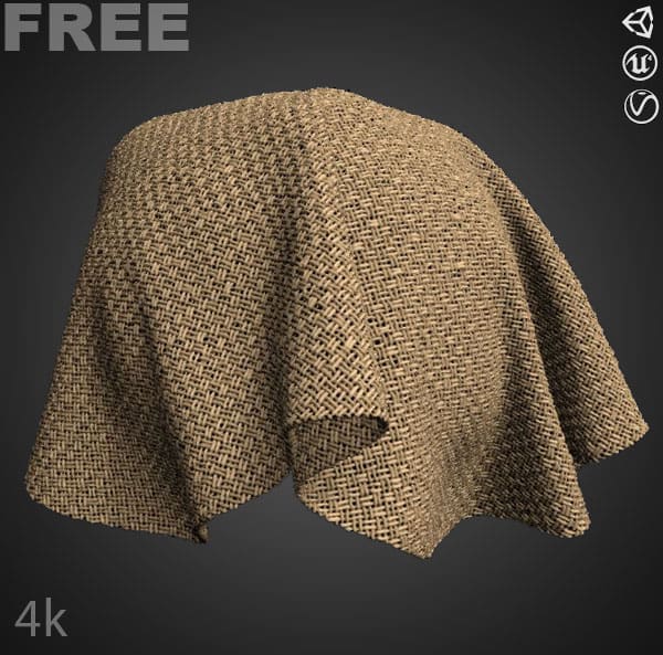 Plain Weave Square Fabric Substance SBSAR Free Download PBR Texture 3D ...