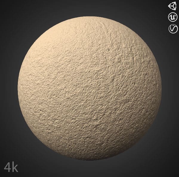 Light Brown Plaster Wall PBR Texture Substance Sbsar Free