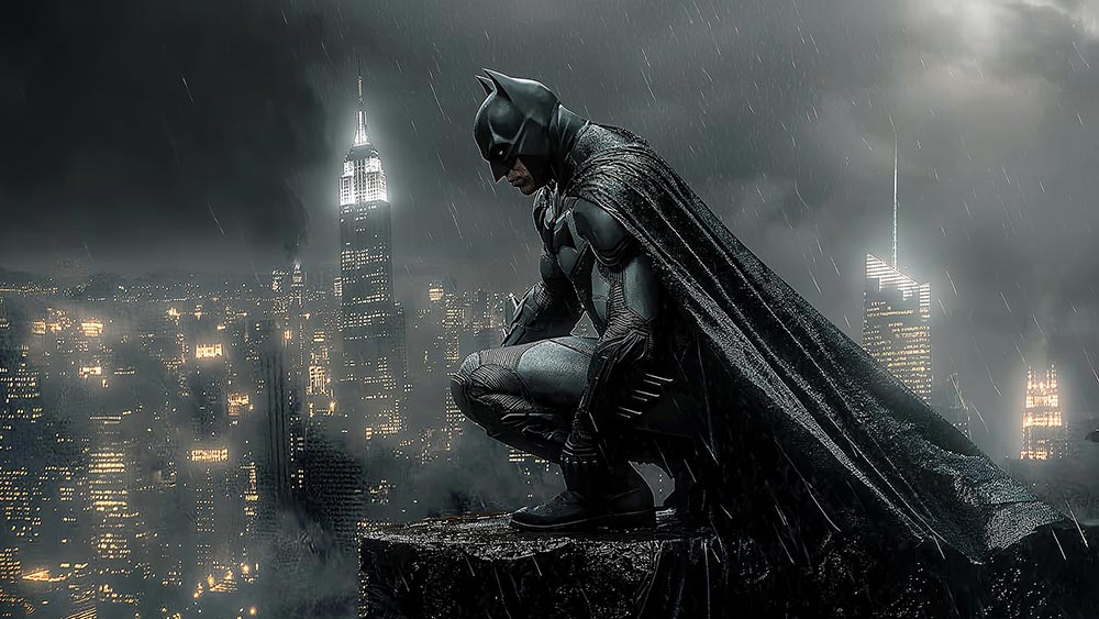 Batman Gotham City Wallpaper HD 4K Background POSTER free download ...