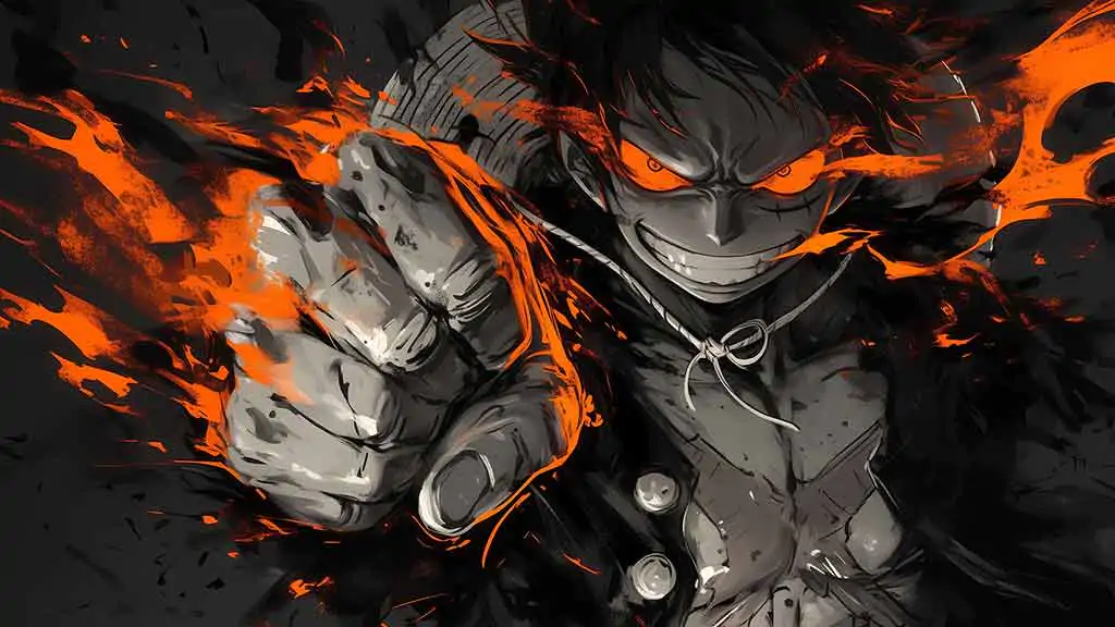 Luffy Wallpaper 4K HD Free Download - One Piece Anime Art