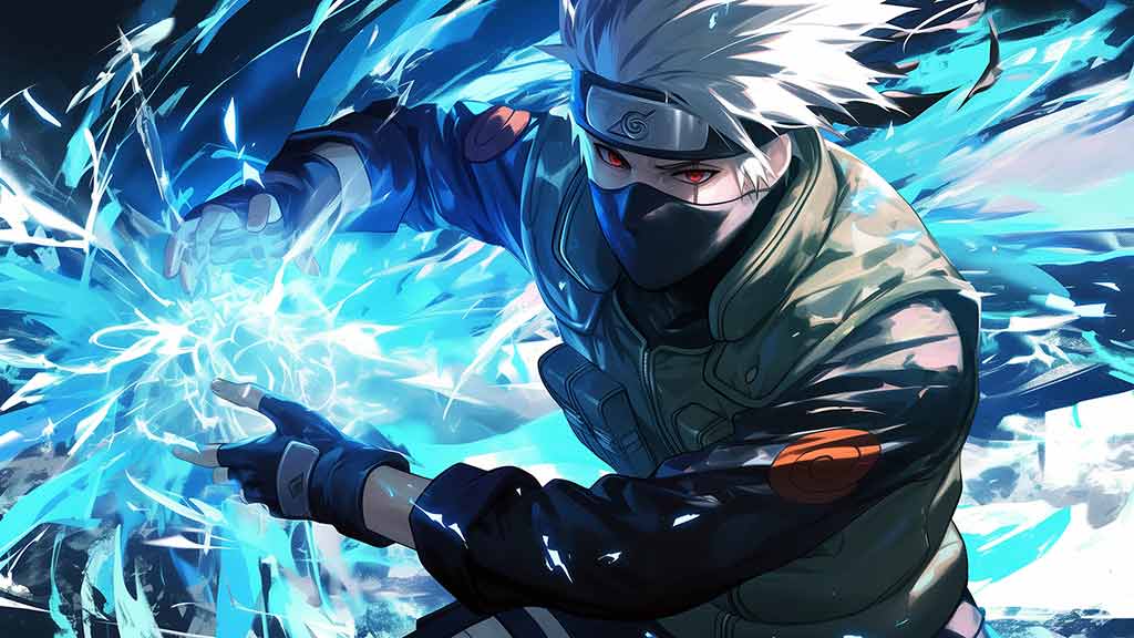 Kakashi Rasengan 4K Wallpaper | Naruto Anime HD Download