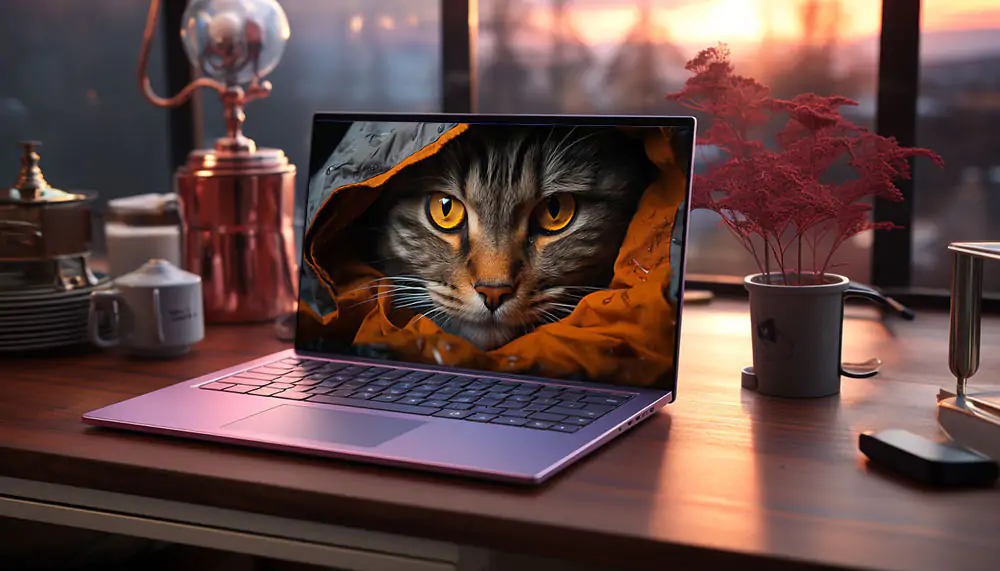 Curious Cat HD wallpaper 4K free download for Desktop laptop and Phones