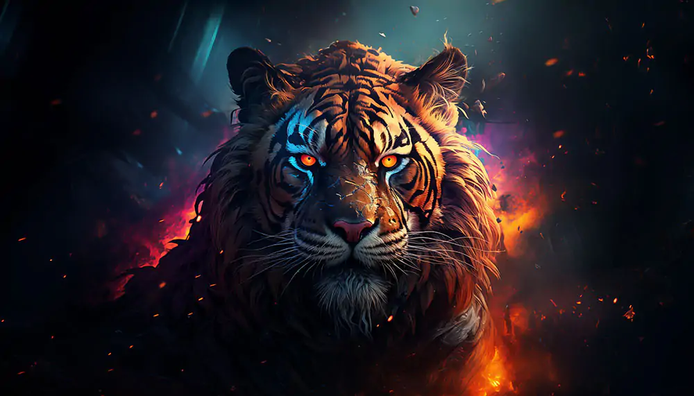 Majestic Tiger HD wallpaper 4K free download for Desktop laptop and Phones