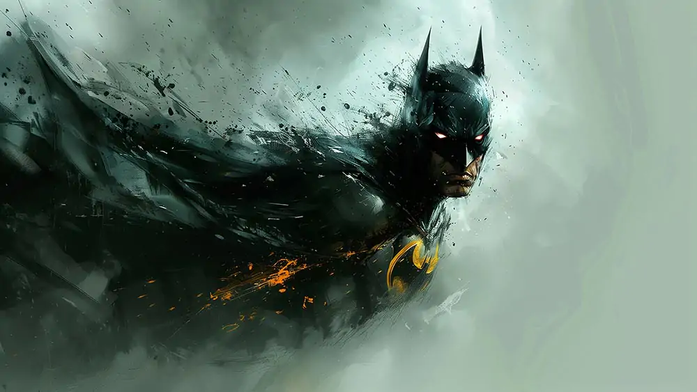 Batman Art Painting Wallpaper HD 4K Background POSTER free download ...